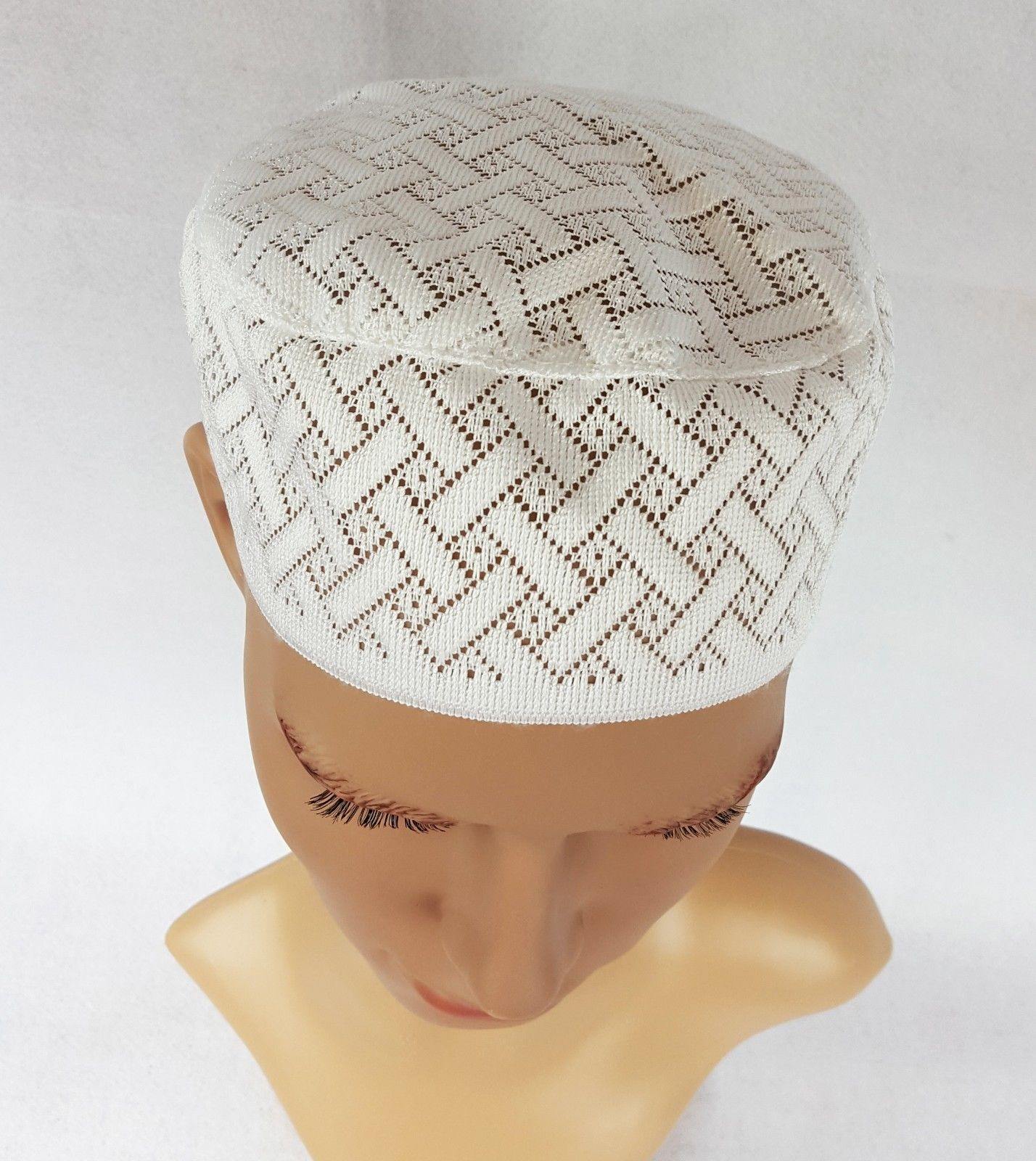 Kofi Topi Tupi Men Knitting Islamic Cap Muslim Hat
