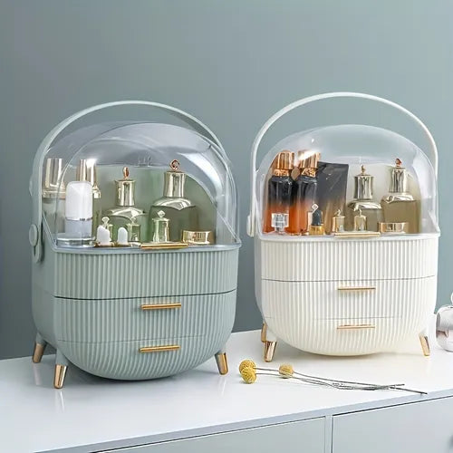1pc Dustproof Cosmetics Storage Box, Skin Care Products Finishing Box,